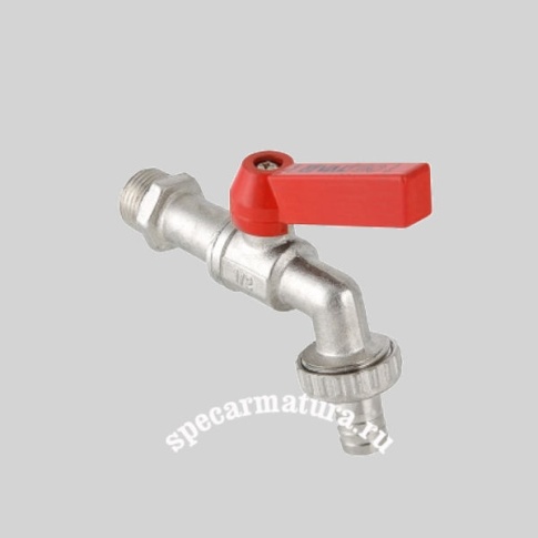 Купить Кран водоразборный шаровый латунный резьбовой VALTEC VT.051.N.05 ...